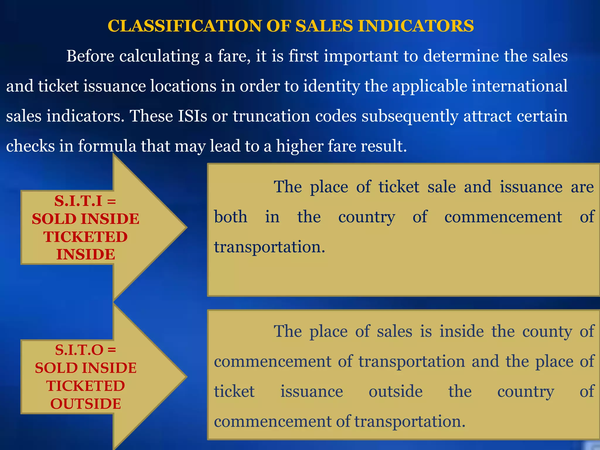 International sales indicatores | PPTX