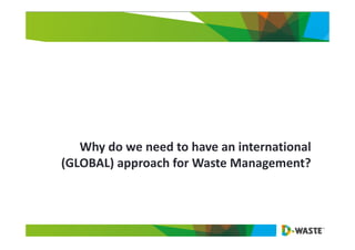 International Scenario in Waste and e-Waste Management | PDF