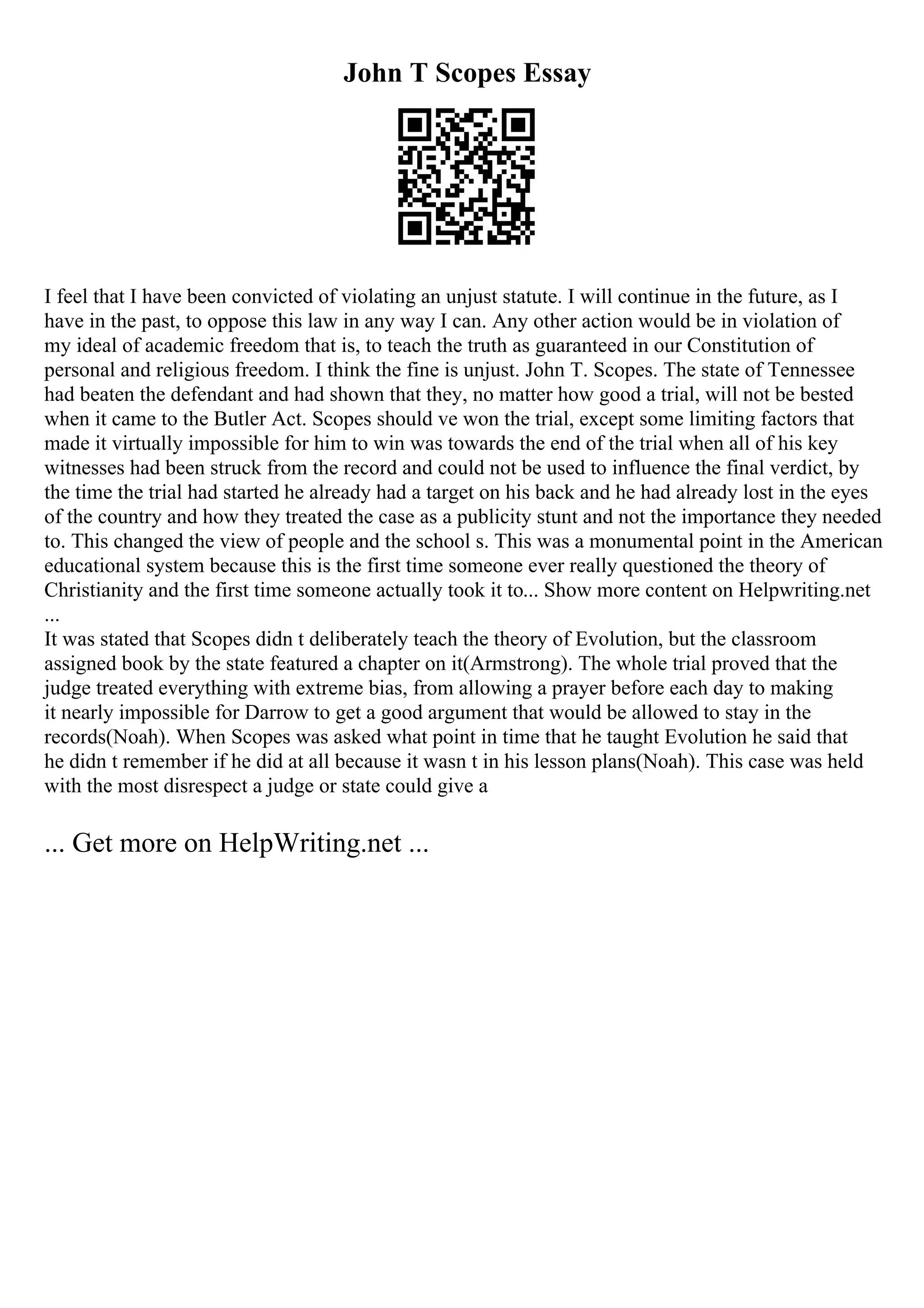 International Science Essay Competition For High School Students | PDF