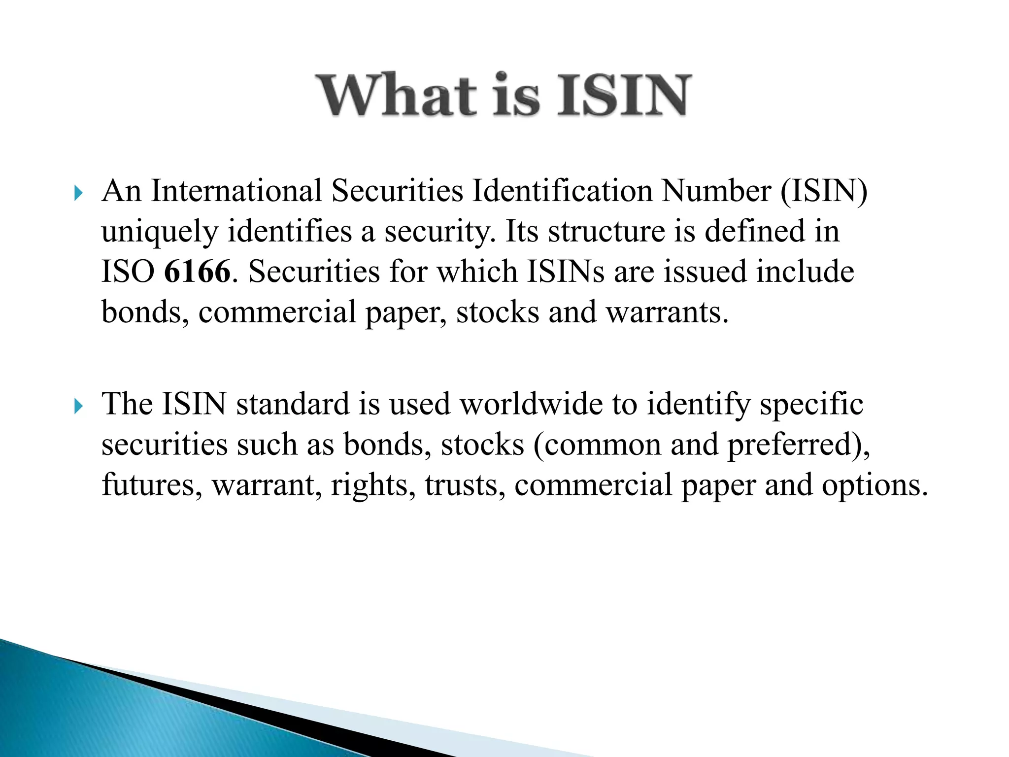 International securities identification number | PPTX