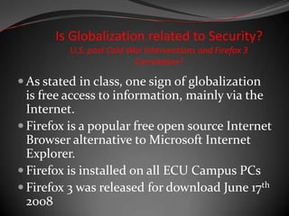 International Security 3 | PPTX