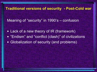 International Security Basics | PPTX