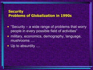 International security basics | PPTX