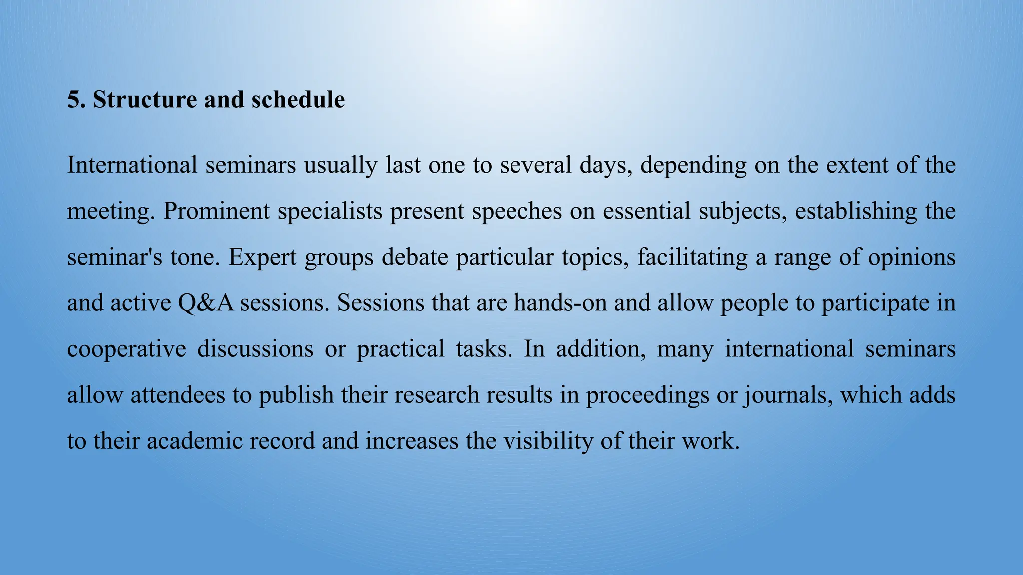 What is a International seminar and keys aspect.pptx