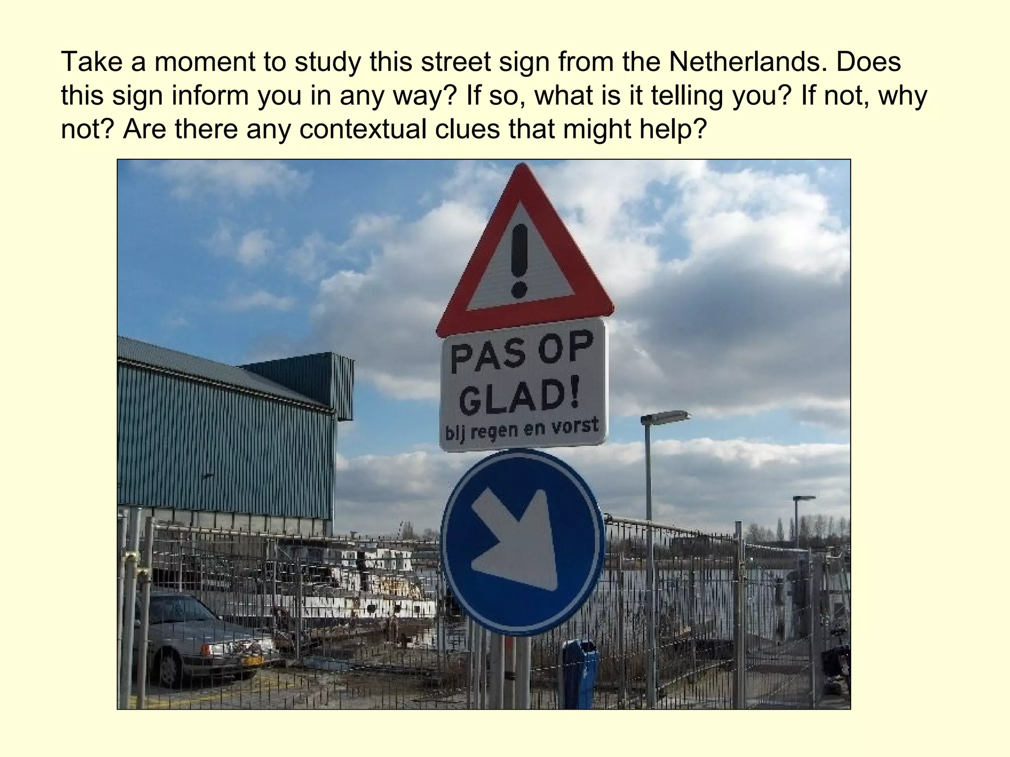 International signage | PPT