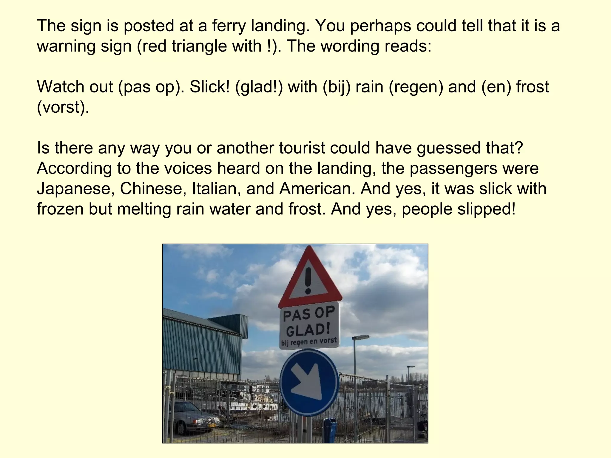 International signage | PPT