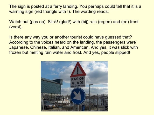 International signage | PPT