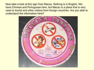 International signage | PPT