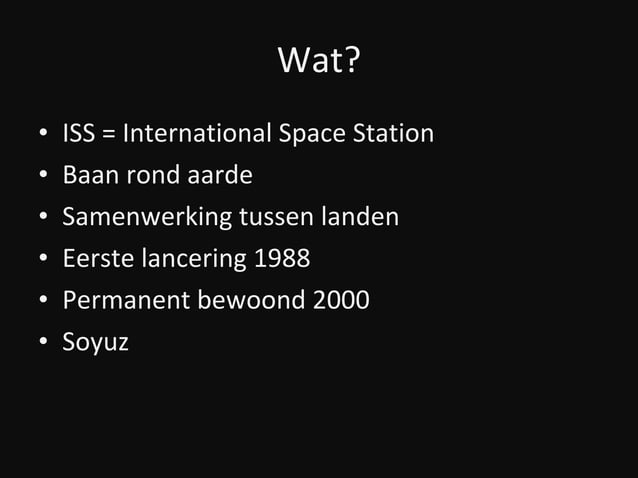International Space Station | PPT