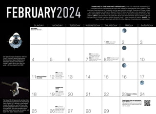 International Space Station 2024 calendar | PDF