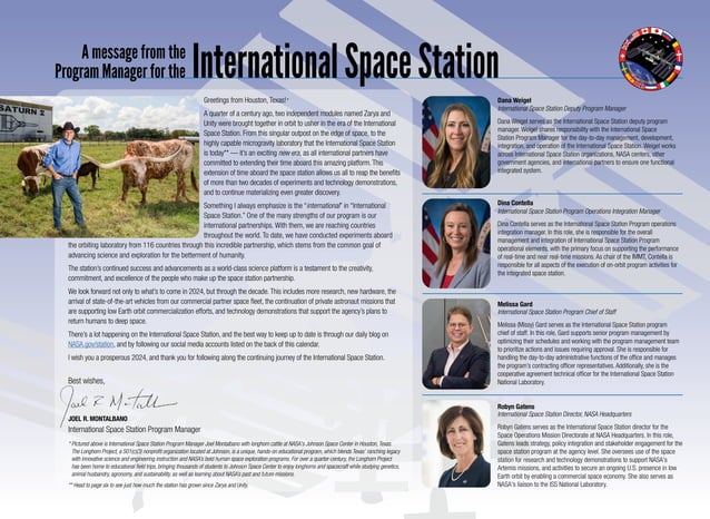 International Space Station 2024 calendar | PPT