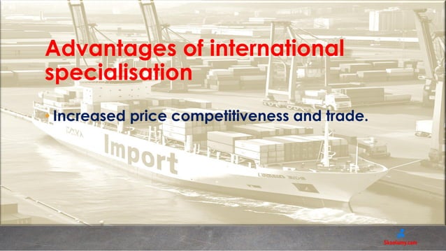 International specialisation | International Economics | PDF