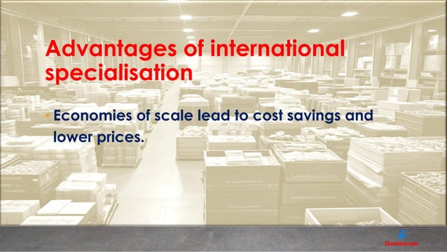 International specialisation | International Economics | PDF