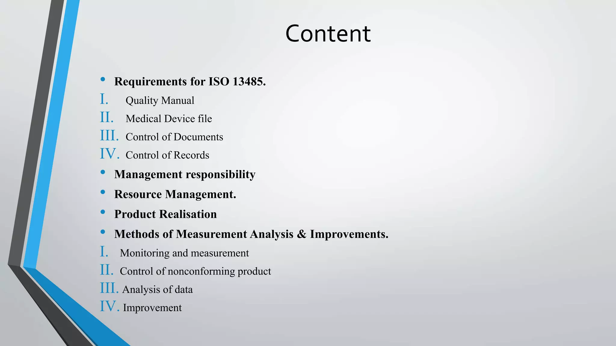 ISO Standard 13485 | PPTX