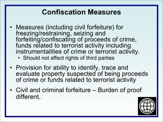 International Standards & Action to Combat Money Laundering 11- Legal ...