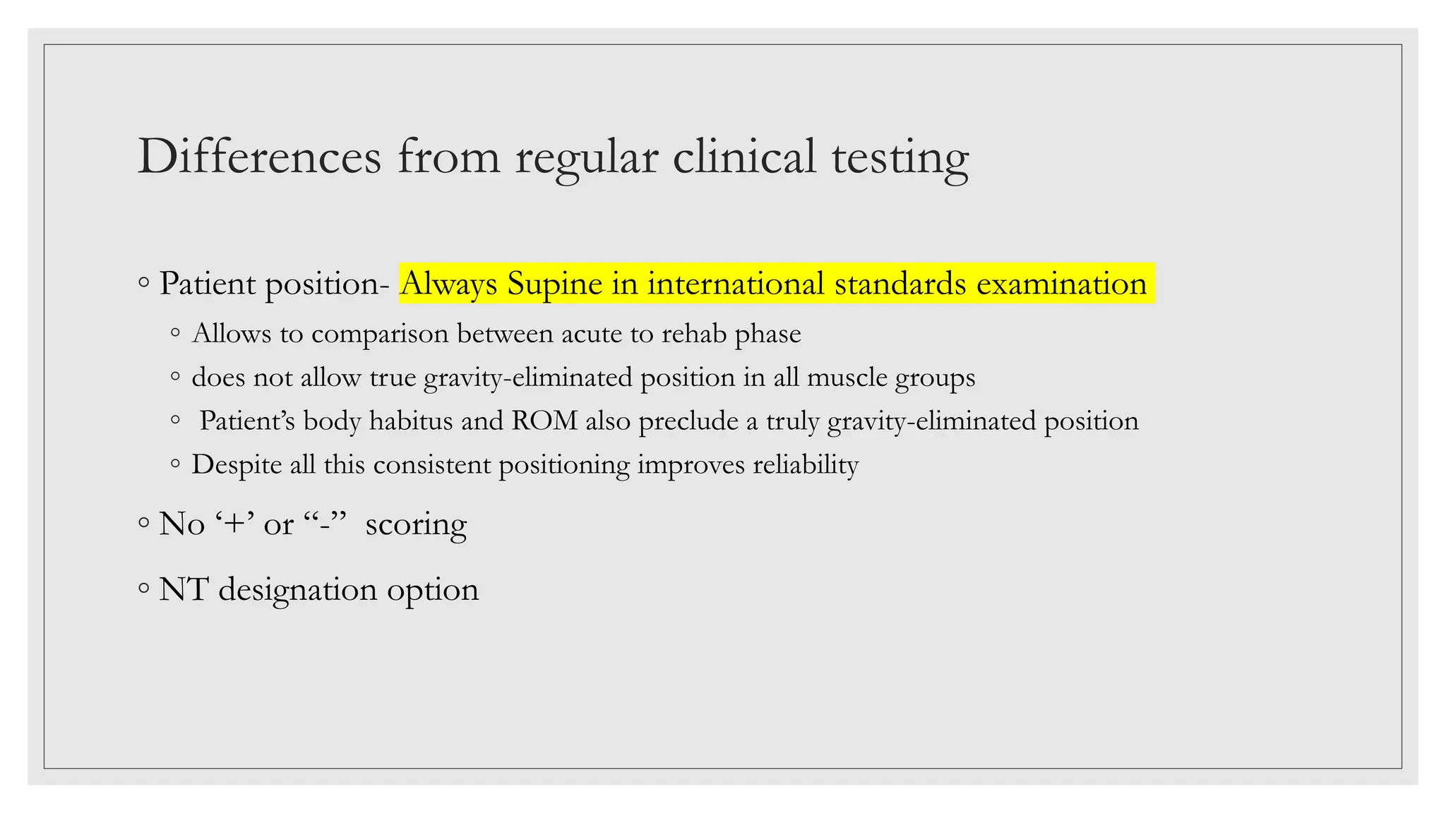 International standards for neurological classification of spinal cord ...