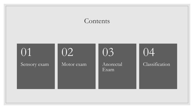 International standards for neurological classification of spinal cord ...