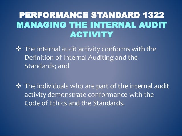 International standards for the professional practice of internal aud…