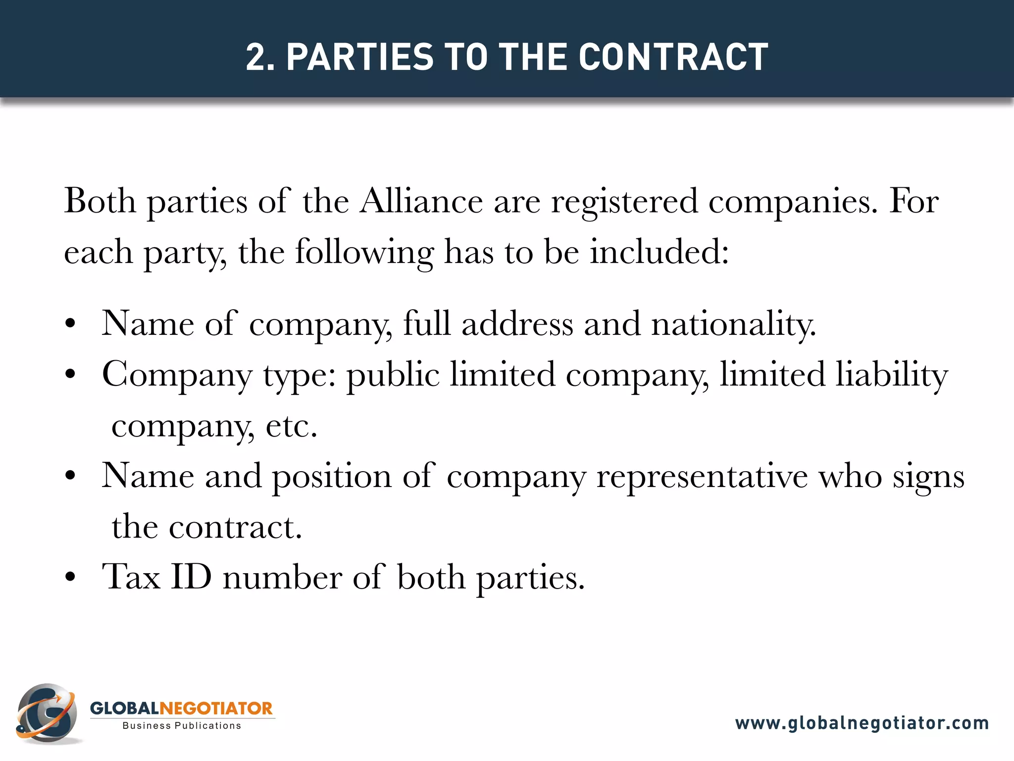 INTERNATIONAL STRATEGIC ALLIANCE CONTRACT TEMPLATE | PDF