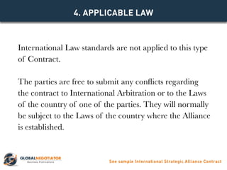 INTERNATIONAL STRATEGIC ALLIANCE CONTRACT TEMPLATE | PDF