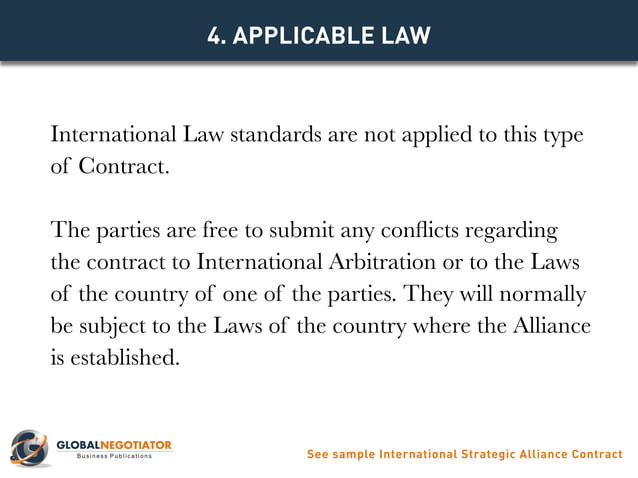 INTERNATIONAL STRATEGIC ALLIANCE CONTRACT TEMPLATE | PDF | Business ...