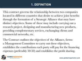 INTERNATIONAL STRATEGIC ALLIANCE CONTRACT TEMPLATE | PDF