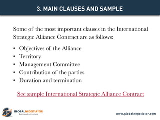 INTERNATIONAL STRATEGIC ALLIANCE CONTRACT TEMPLATE | PDF