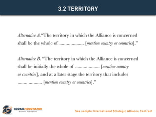 INTERNATIONAL STRATEGIC ALLIANCE CONTRACT TEMPLATE | PDF