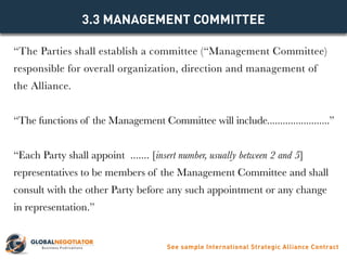 INTERNATIONAL STRATEGIC ALLIANCE CONTRACT TEMPLATE | PDF
