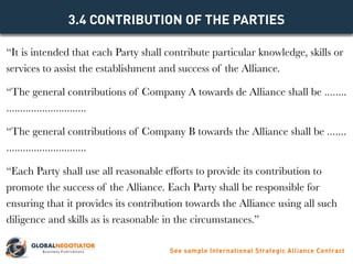 INTERNATIONAL STRATEGIC ALLIANCE CONTRACT TEMPLATE | PDF