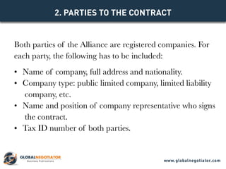 Strategic Alliance Agreement Template