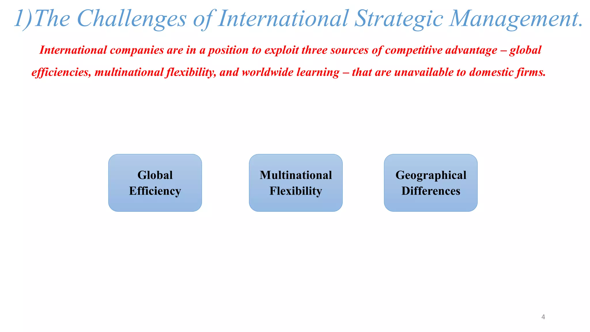 International strategic management p1 | PDF