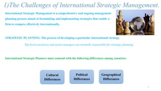 International strategic management p1 | PPT