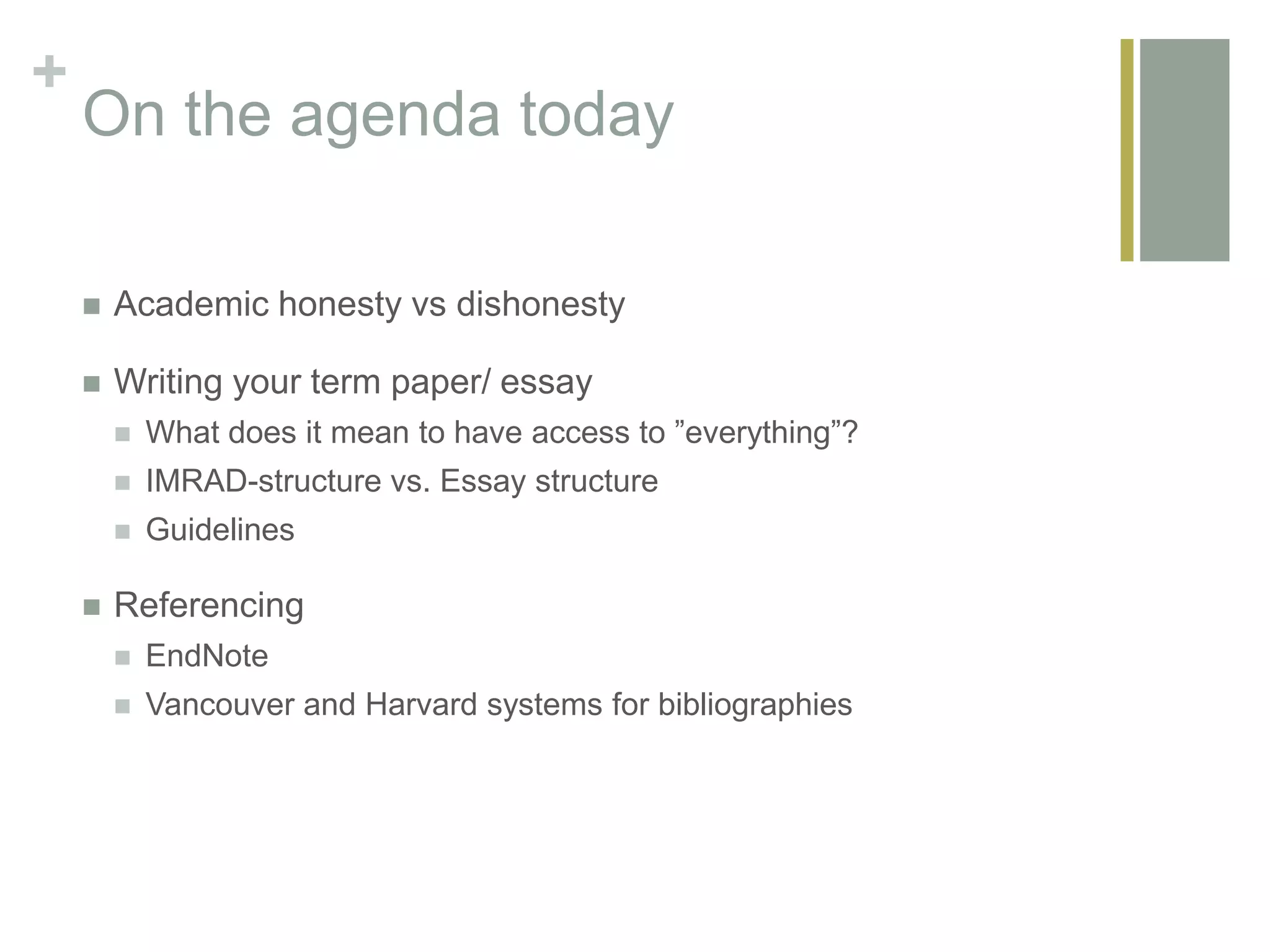 Academic honesty | PPTX