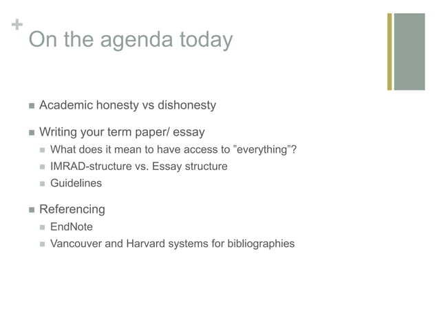 Academic honesty | PPT | Free Download