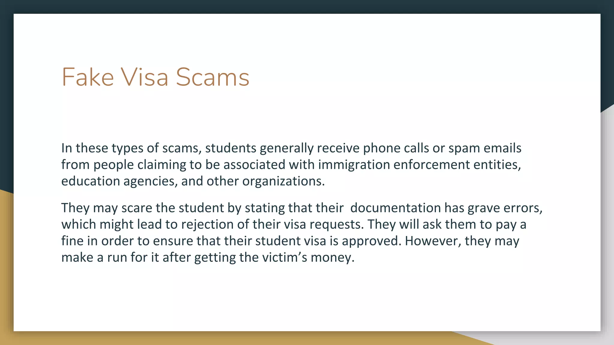 International Student Scams: A Guide | PDF