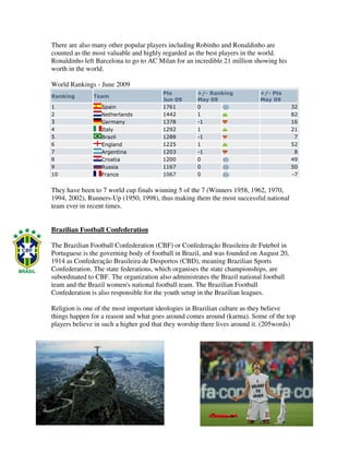 A2 Example International Study of Football | PDF