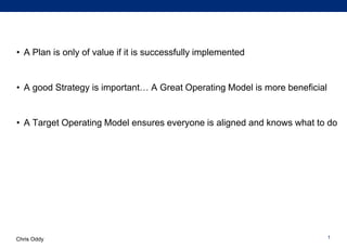 International Target Operating Model Design | PPTX
