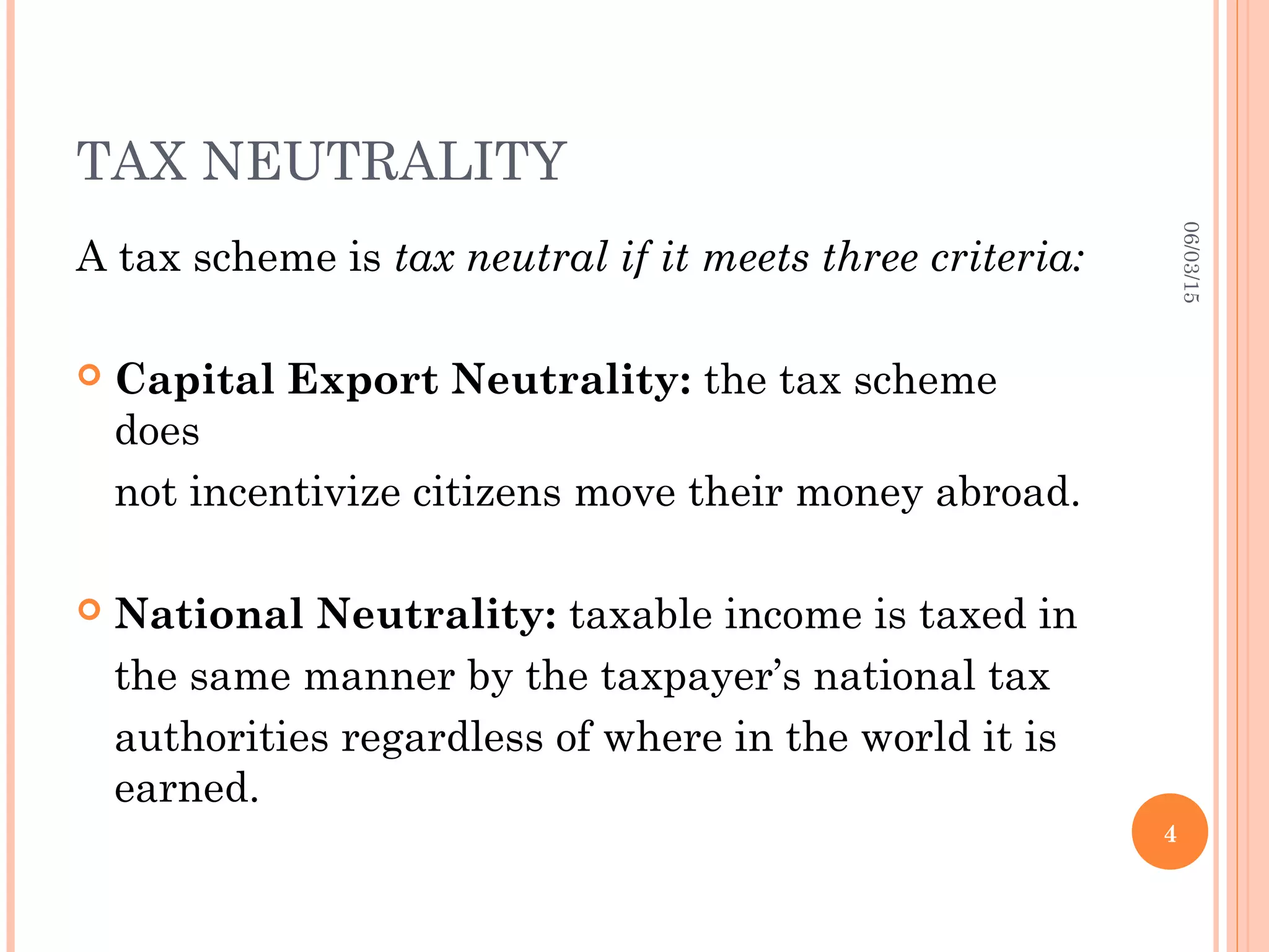 International Tax Environment | PPT