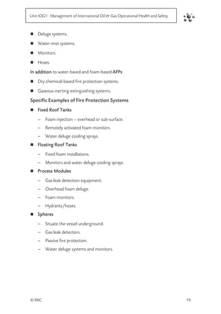 International technical certificate in oil and gas operational safety ...