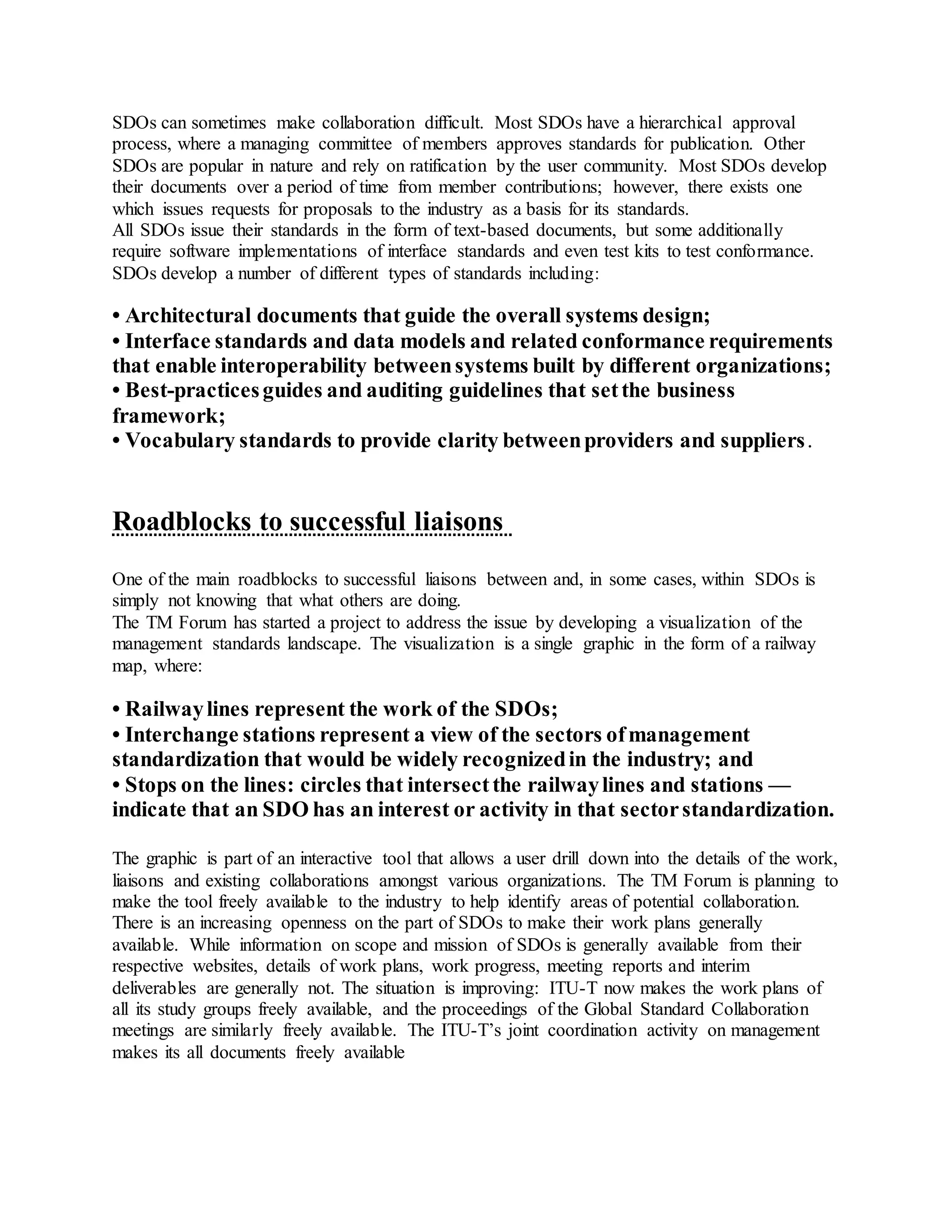 International Telecom Standardization Bodies | DOCX