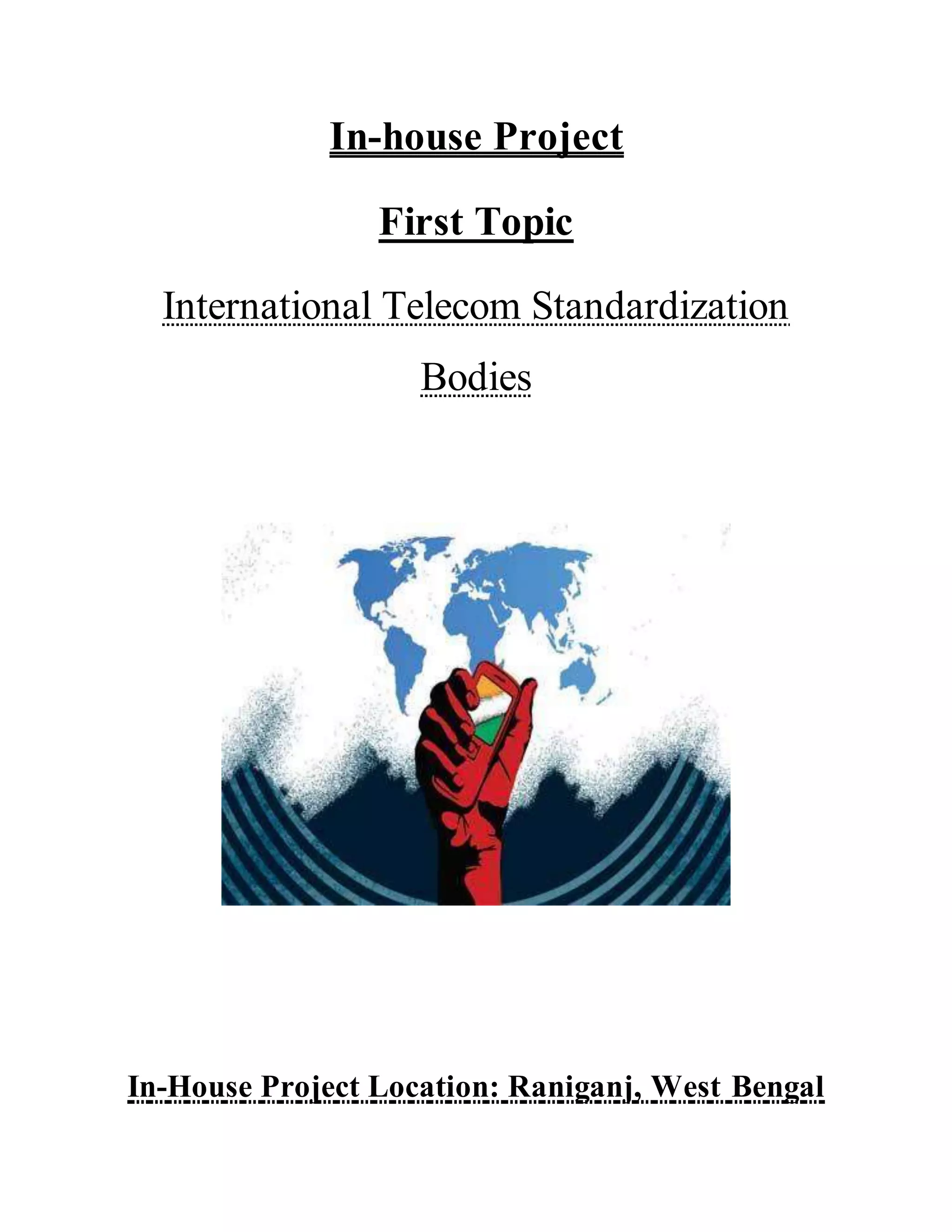 International Telecom Standardization Bodies | DOCX