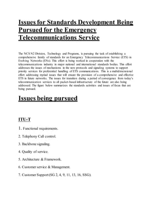 International Telecom Standardization Bodies | DOCX