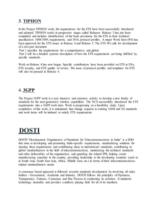 International Telecom Standardization Bodies | DOCX