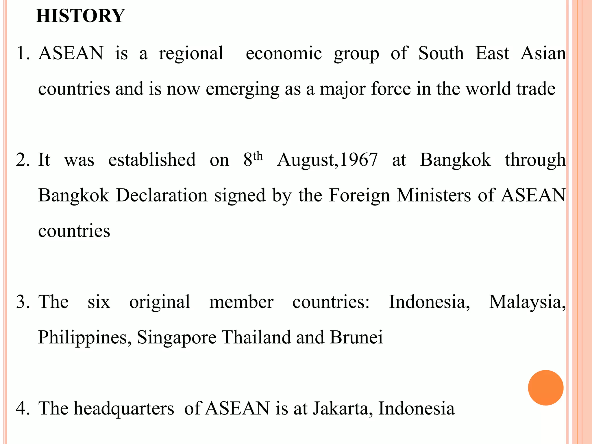 Association of South East Asian Nations (ASEAN) | PPTX
