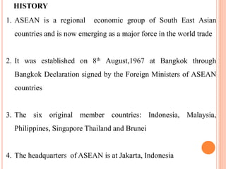 Association of South East Asian Nations (ASEAN) | PPTX