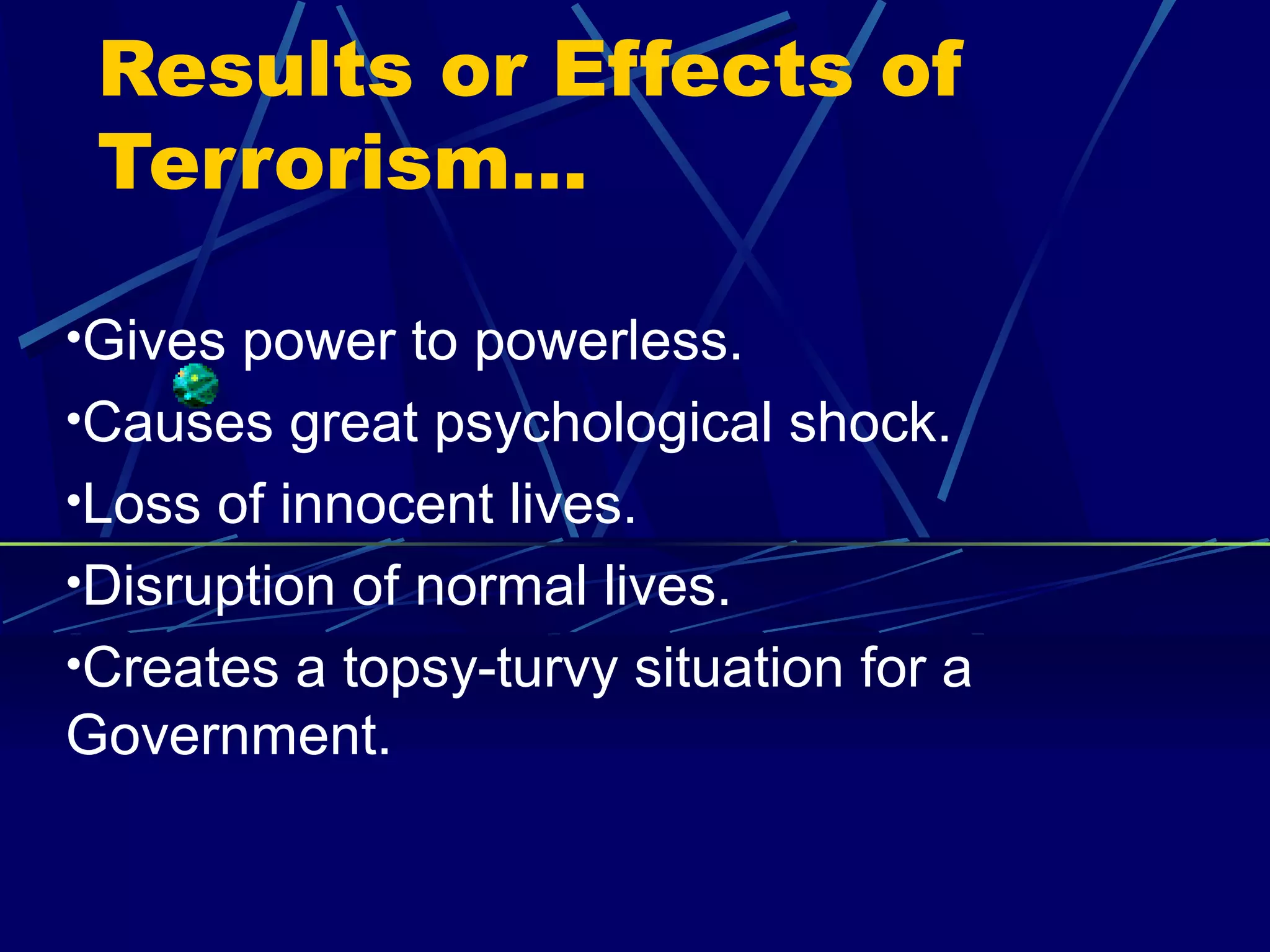 International Terrorism | PPT