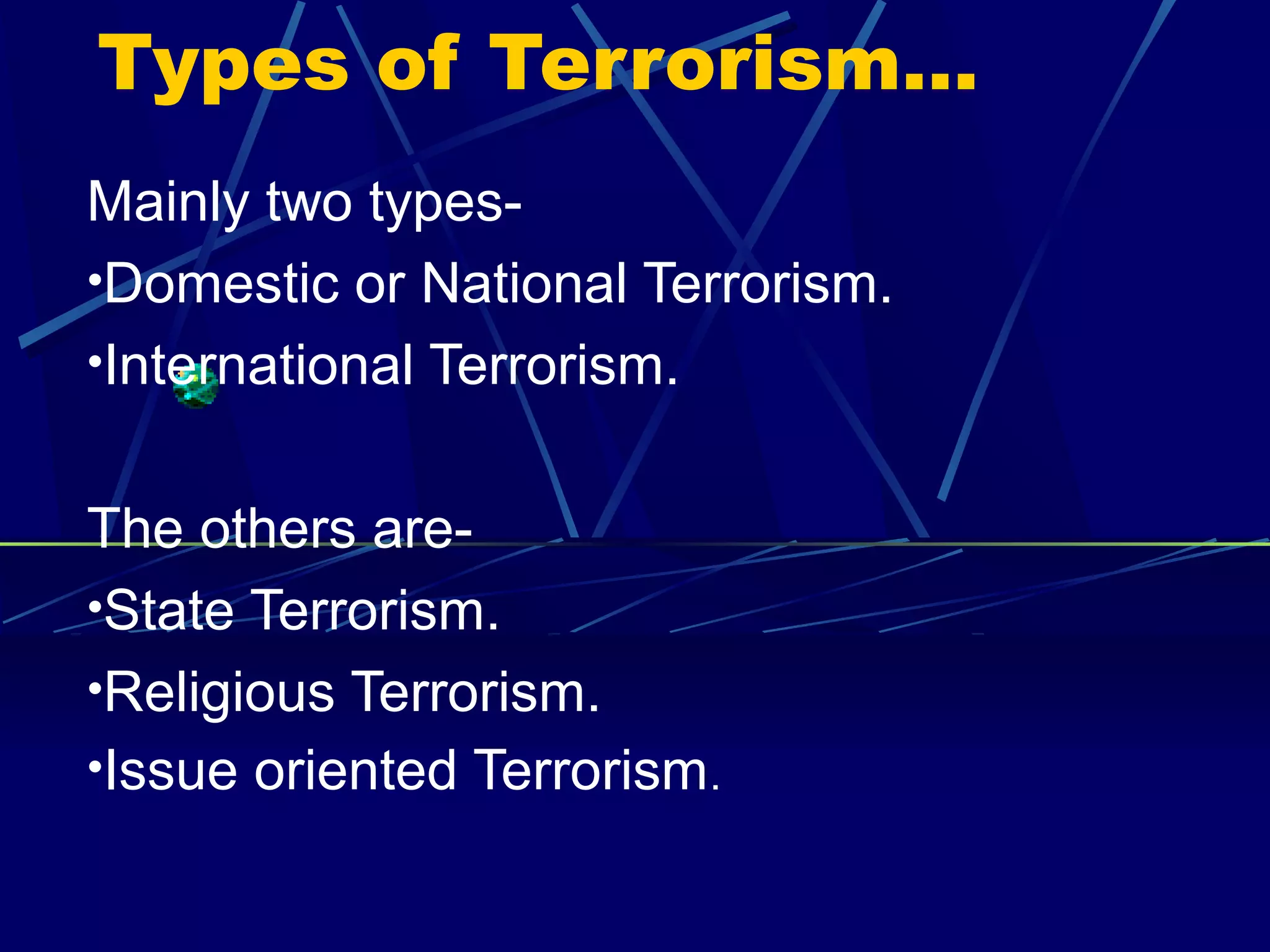 International Terrorism | PPT