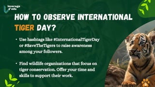 International Tiger Day | PPTX