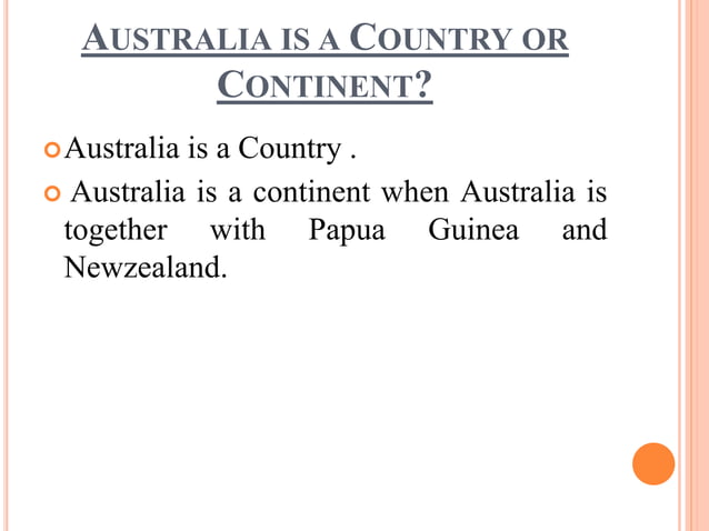 Australia Tourism | PPTX
